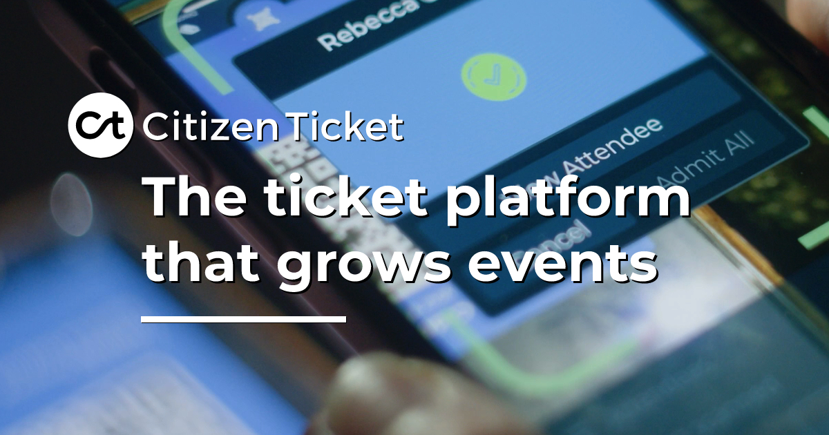 Citizen Ticket for Events, Livestreams and Bookings